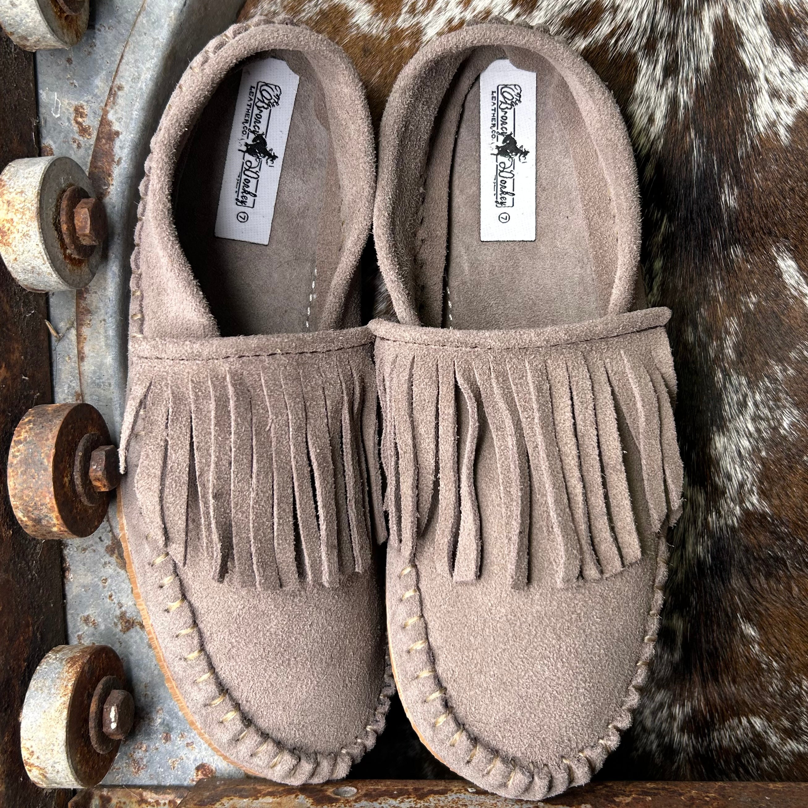 Fringe Dayworkers (size 5) – Broncy Donkey Leather Co